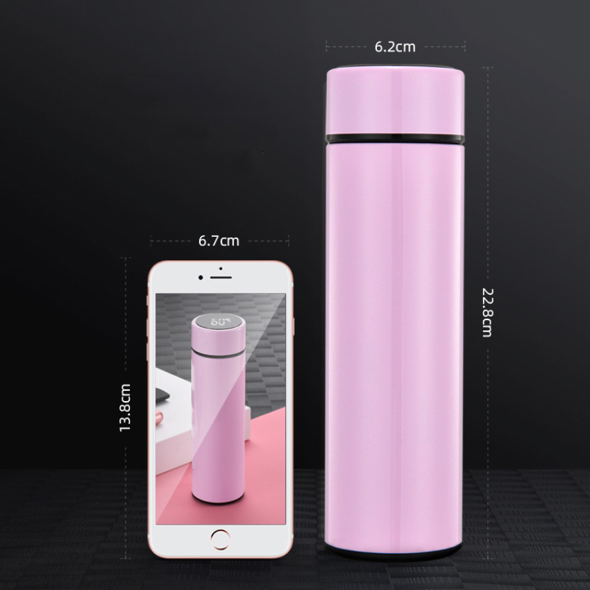 500ml vacuum insulated stainless steel water bottle thermos cup ...