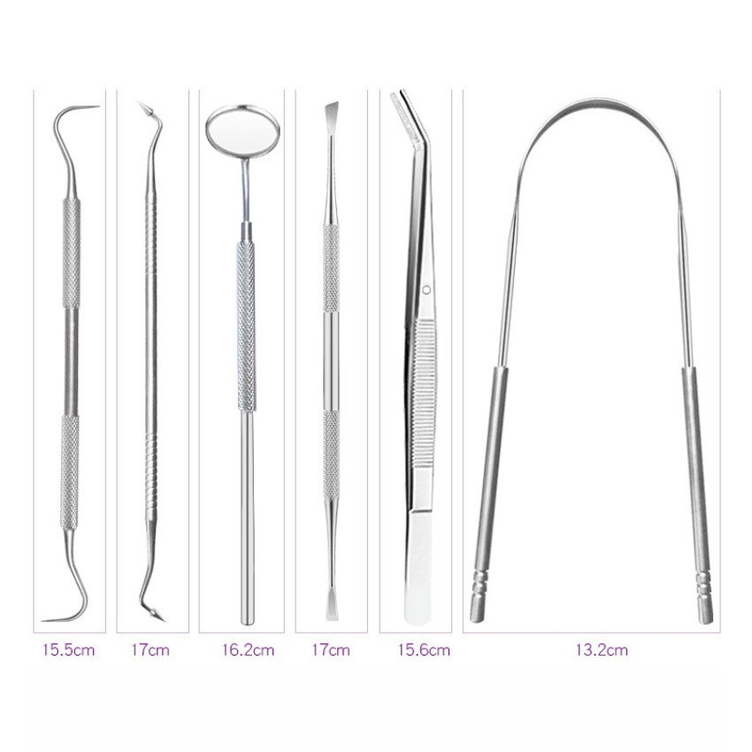 Oral Care Stainless Steel Hygiene Tooth Dental Tool Kit