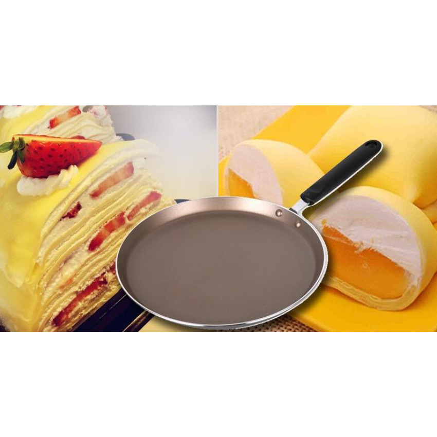Aluminium non-stick flat pan