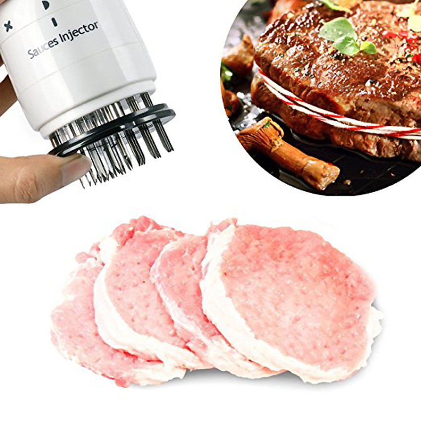 Stainless Steel Meat Marinade Injector Barbecue Seasoning Injectors