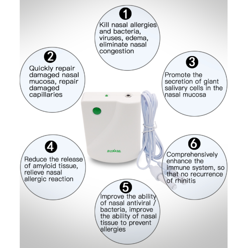 BioNase Nose Rhinitis Sinusitis Cure Therapy Massage - health & sports