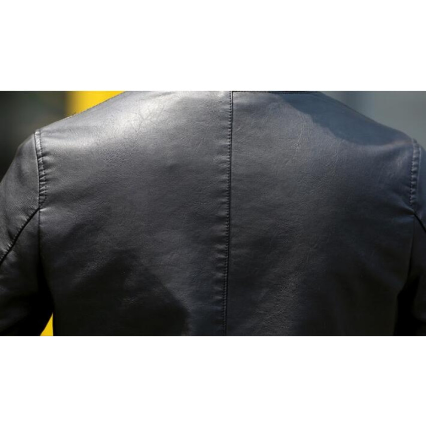 PU leather men's jacket - Clothing - men