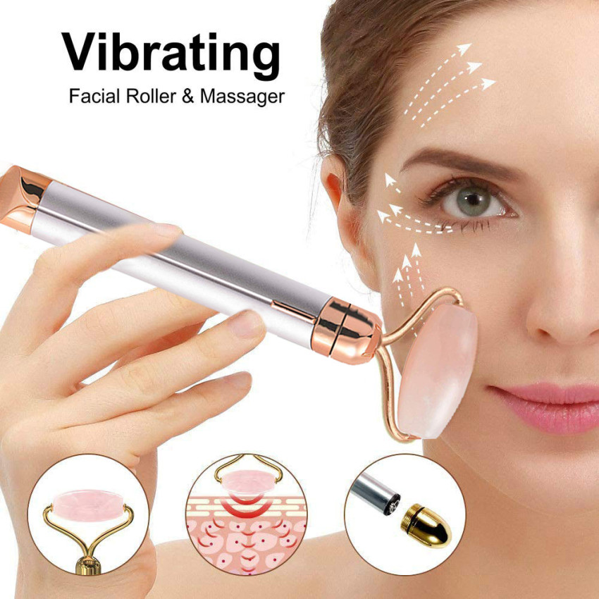 Face Skin Care Contour Vibrating Facial Roller & Massager