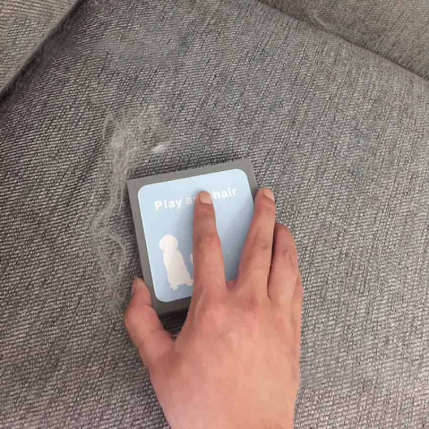 2Pcs Fur Sponge Pet Dog Cat Hair Cleaner