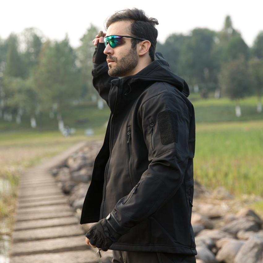 TAD Winter Shark Skin Military Windproof Tactical Softshell Jacket ...