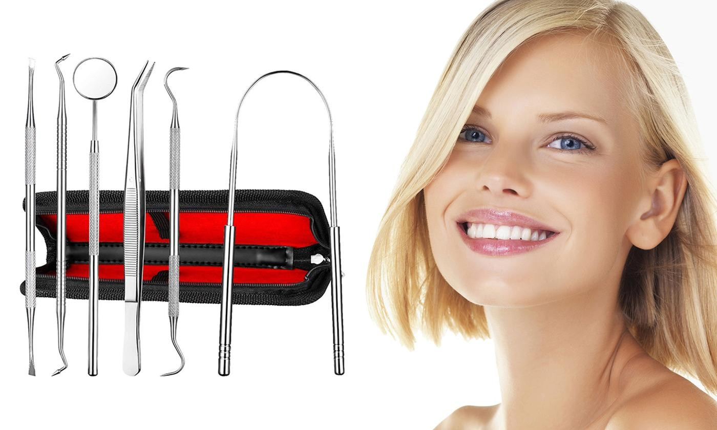 Oral Care Stainless Steel Hygiene Tooth Dental Tool Kit