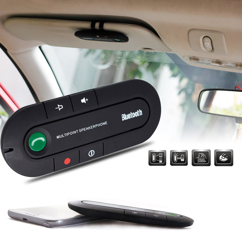 Multipoint Speakerphone Wireless Bluetooth Handsfree Car Kit - Speakers ...